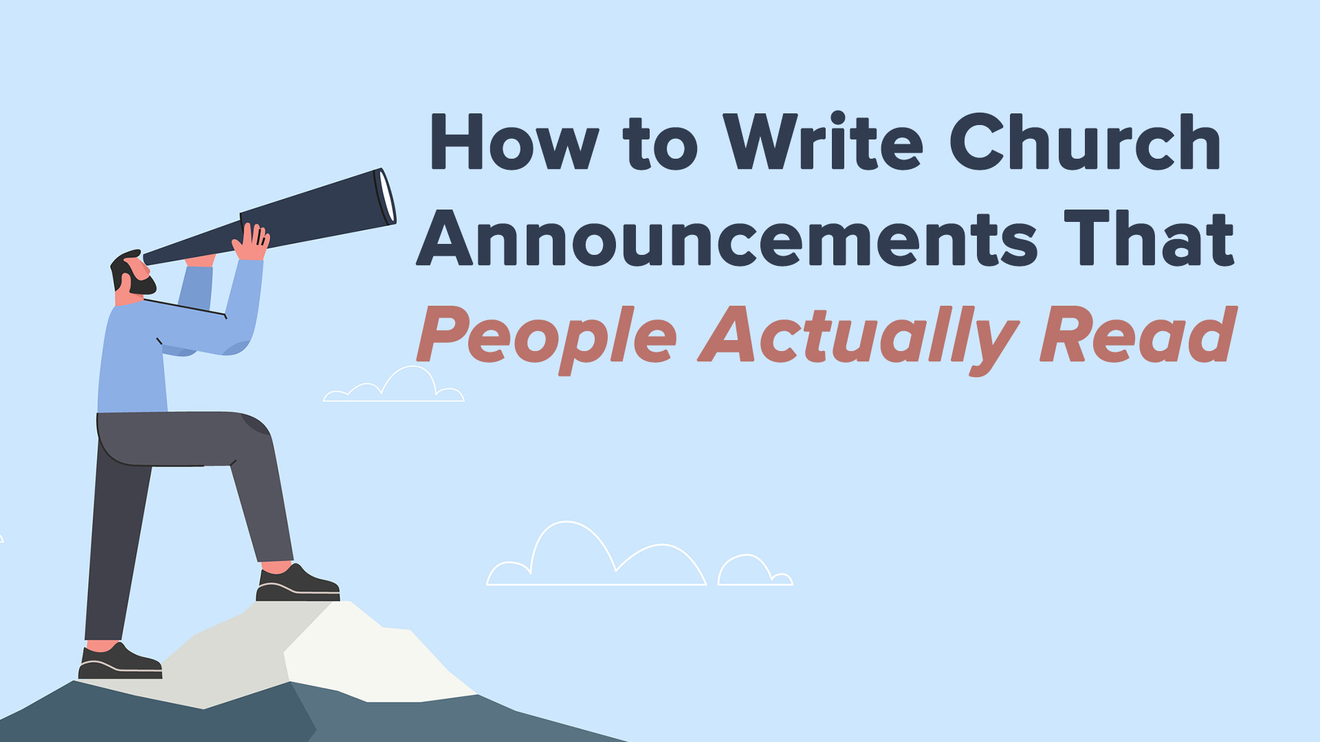 How to Write Church Announcements That People Actually Read
