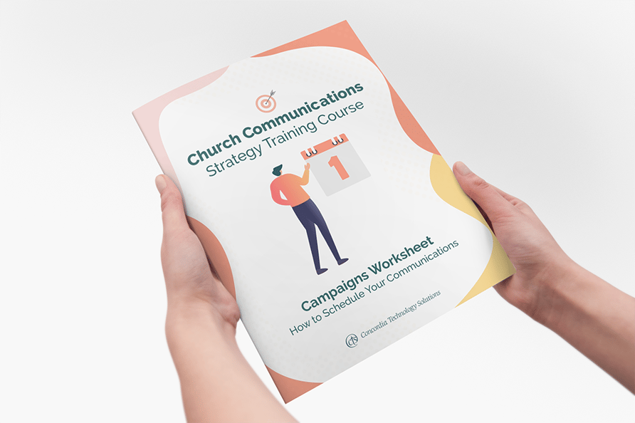 Campaigns Worksheet | Church Communications Strategy Training Course