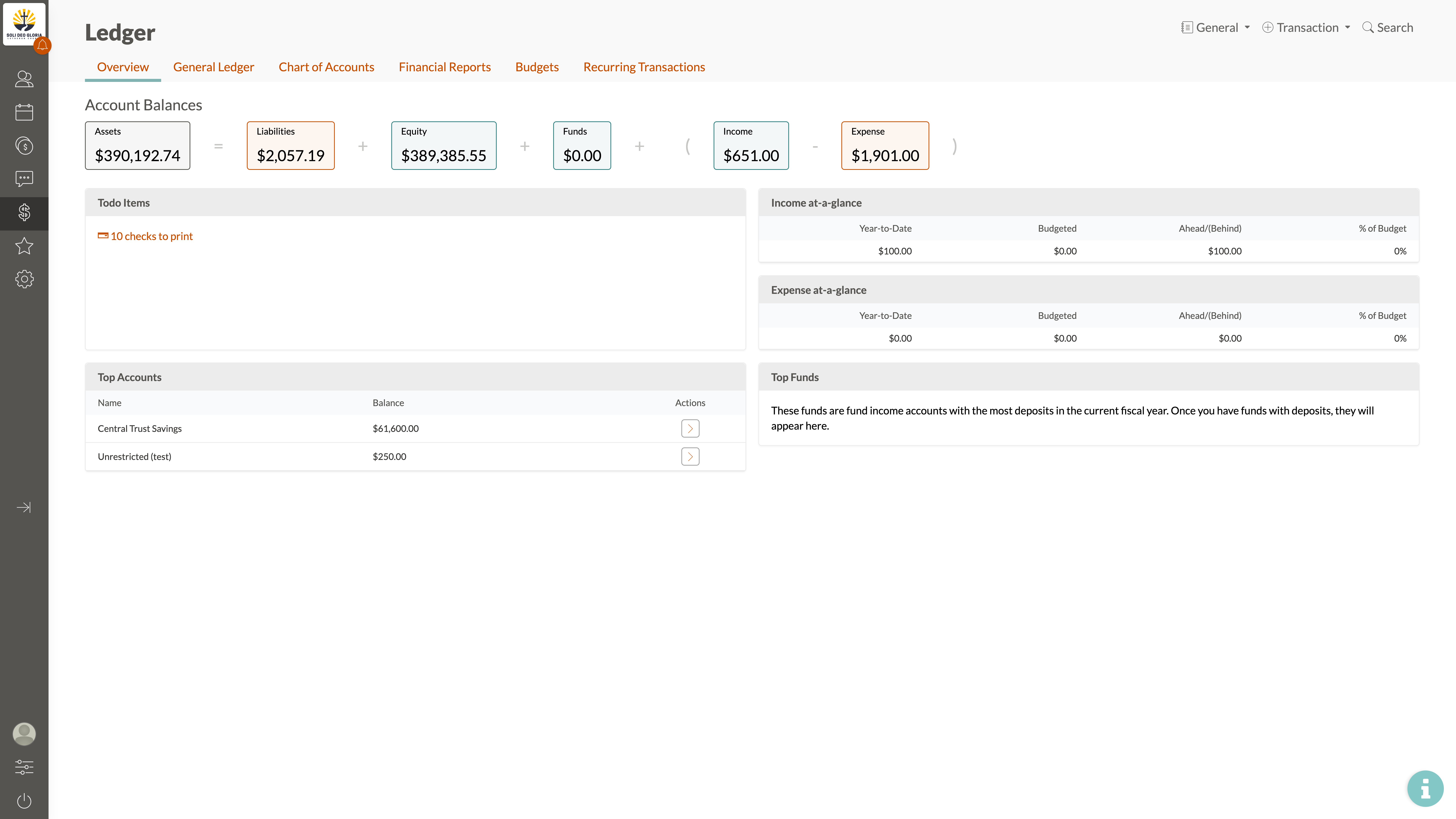Introducing the New Church360° Ledger