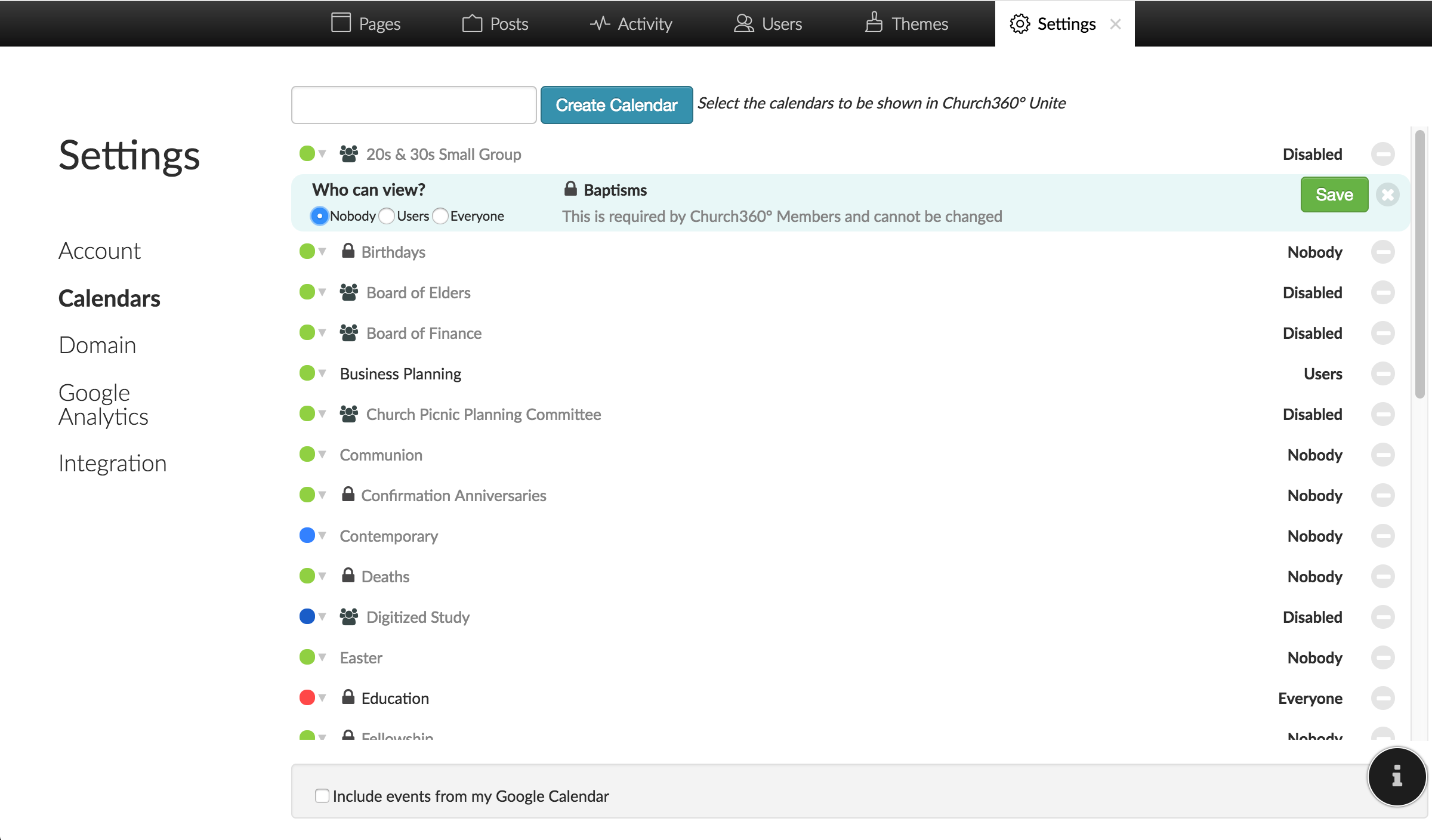 Church Management Software Integration - Church360° Unite Features