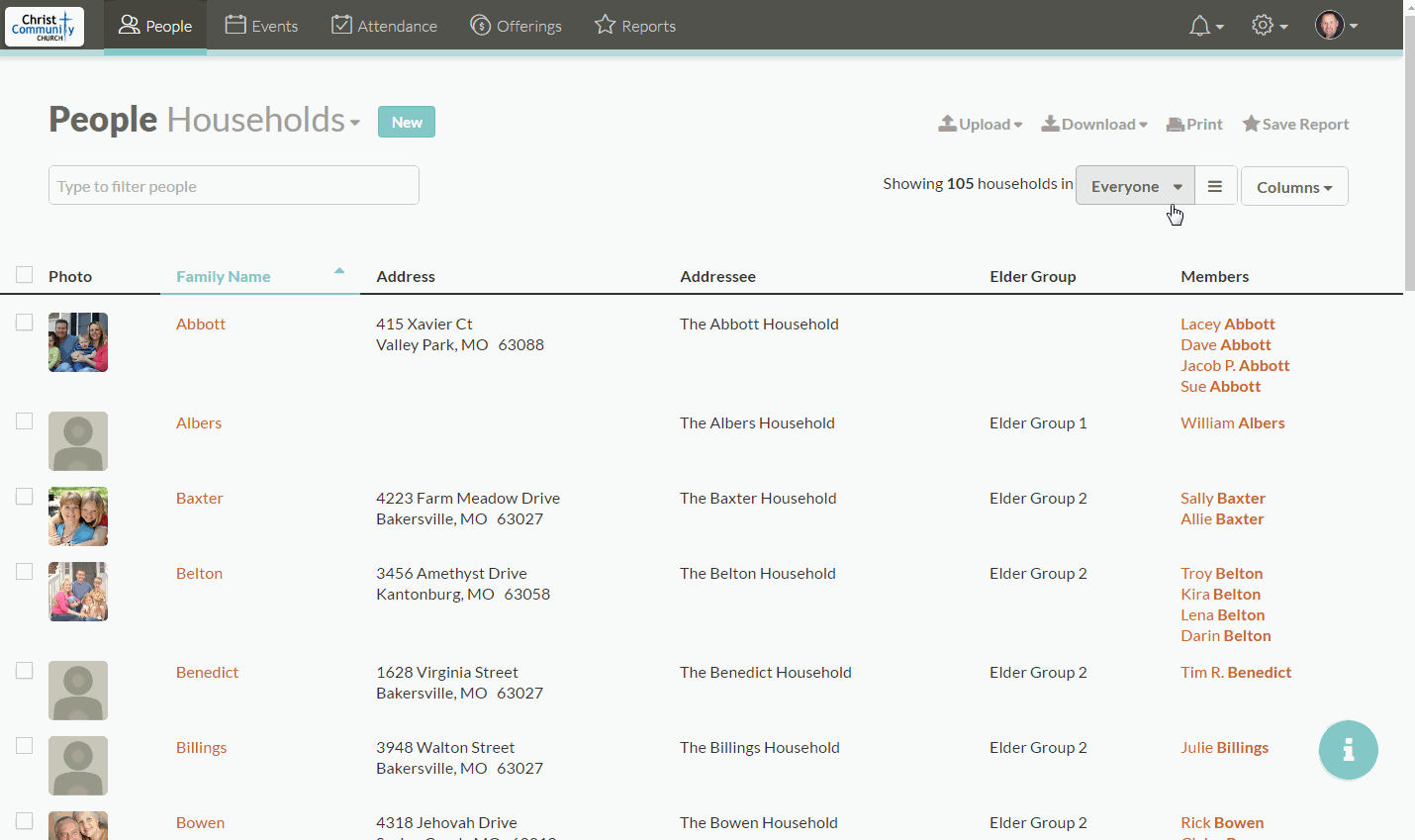 Reaching Your Email Audience with Church360° Members