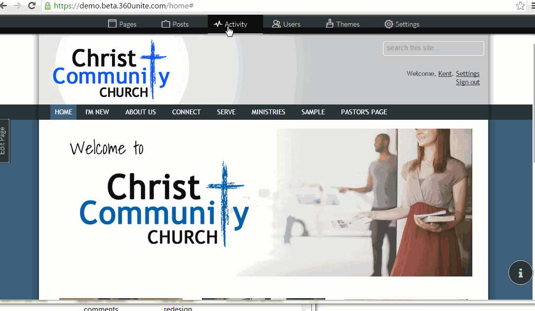 Church360° Unite Redesign